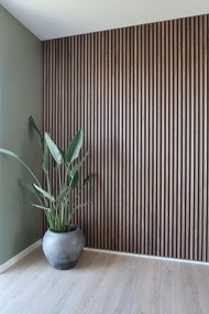 Dekorační obkladový SLAT panel 35-10 celomasiv Půlpanel dub 2500x300