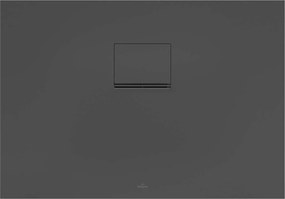 Villeroy & Boch Squaro Infinity - Sprchová vanička, 100x70 cm, Antracit UDQ1070SQI2IV-1S