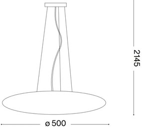 Ideal Lux - Lustr na lanku SMARTIES 3xE27/42W/230V 50 cm