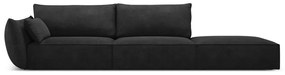 Tmavě šedá lenoška (levý roh) Vanda – Mazzini Sofas