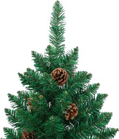 Úzký vánoční stromeček Zelená 180 cm 3394860