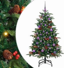 Umělý vánoční stromeček Zelená 150 cm PVC, kov a plast 3395547
