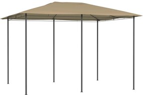 Altán 3 x 4 x 2,6 m taupe 160 g/m² 313615
