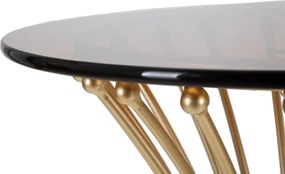 Designový odkládací stolek Xylander 40 cm zlatý