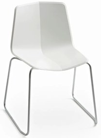 MAXDESIGN - Plastová židle STRATOS 1050 s ližinovou podnoží