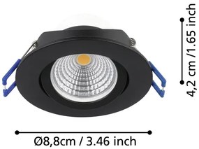 Eglo 900747 - SADA 3x LED Stmívatelné podhledové svítidlo SALICETO LED/6W/230V