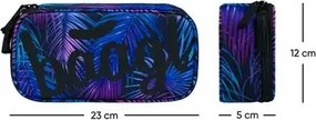 BAAGL Školní penál etue Palm / 23×12x5 cm