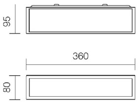Redo 01-1234 - LED Koupelnové nástěnné svítidlo EGO LED/12W/230V IP44 chrom