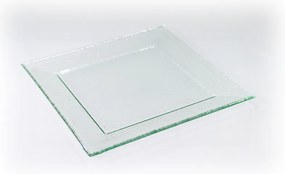 BDK-GLASS Servírovací tác MAXIM 25x25cm Barva: Čiré sklo