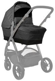 PETITE&MARS Korbička ke kočárku Vario/ Spider - Black Melange