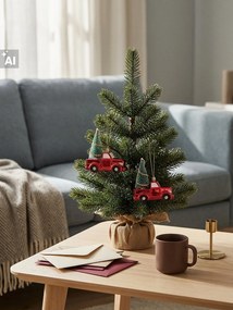Sinsay - Vánoční baňky ve tvaru aut 2 pack - vícebarevná