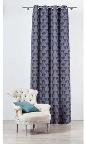 Modro-šedý závěs 130x260 cm Zatapa – Mendola Fabrics