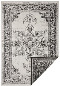 NORTHRUGS - Hanse Home koberce Kusový koberec Twin Supreme 104137 Black/Cream – na ven i na doma - 160x230 cm