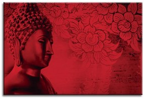 Malvis ® Obraz Buddha v červené Velikost (šířka x výška): 120x60 cm