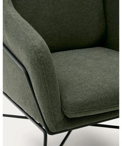 Zelené křeslo Brida – Kave Home