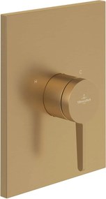 Villeroy & Boch Conum - Sprchová baterie pod omítku, kartáčované zlato TVS12700400076