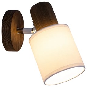Spot-Light DO2248156 - Nástěnné bodové svítidlo TRENDY 1xE27/15W/230V borovice