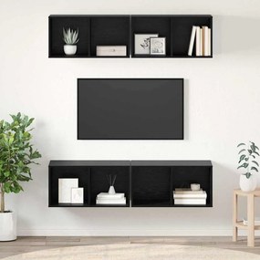 Sestava TV skříněk 4 ks Černý dub Kompozitní dřevo 3393532