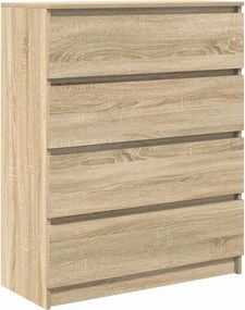 Příborník dub sonoma 80x35x99 cm kompozitní dřevo 3328482