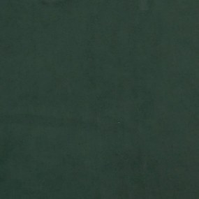 Taštičková matrace tmavě zelená 120x190x20 cm samet,  4007157
