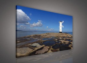 Postershop Obraz na plátně: Mlýn na pobřeží (2) - 75x100 cm