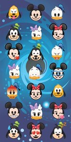 Jerry Fabrics Osuška Emoji Disney, 70 x 140 cm
