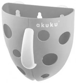 Akuku Box, nádobka na hračky do vody, na vanu, šedý