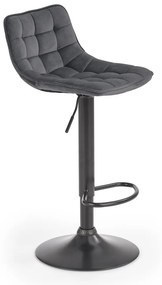 Barová židle Kinsley, šedá / černá