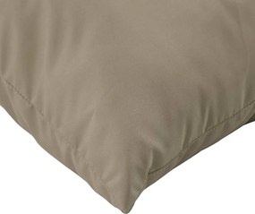 Podušky na palety 3 ks taupe oxfordská látka 315072