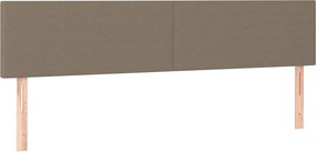 Box spring postel s matrací taupe 120x190 cm textil 3269920