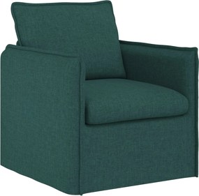 Set pohovek 2 ks Tmavě zelená Textil 3407614