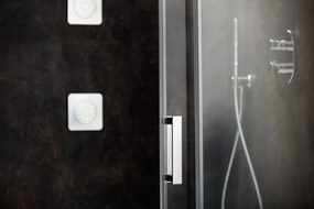 Ravak Matrix MSD4 Sprchové dveře čtyřdílné 180 cm Profil: Lesk, Sklo: Hladké čiré