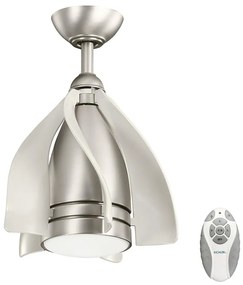 Elstead Kichler KLF-TERNA-15-BN-LED Stmívatelný stropní ventilátor TERNA LED/10W/230V+DO KLF-TERNA-15-BN