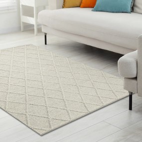 Dywany Łuszczów, Kusový koberec Tahar 99001C beige, 200x290, béžová, ložnice