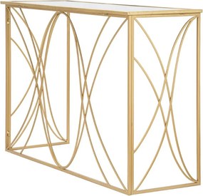 Designová konzole Parsons 120 cm zlatá