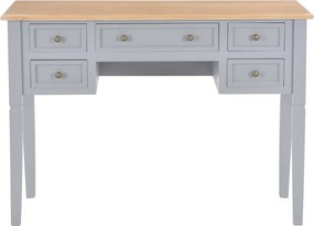 Psací stůl šedý 109,5 x 45 x 77,5 cm dřevo 280070