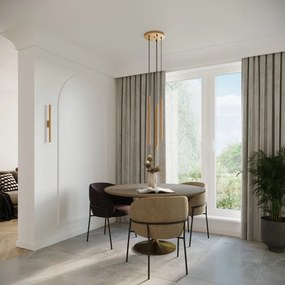 Sollux Lighting Závěsné svítidlo PASTELO 2 zlaté