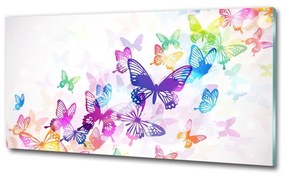 Wallmuralia Foto obraz sklo tvrzené Barevní motýli 100x50
