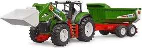 Bruder Traktor ROADMAX s čelním nakladačem a vozem / 1:16 / od 2 let