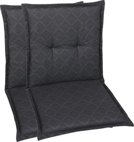 Go-De Textil Zahradní podsedáky Raute (nízká opěrka, 2 kusy, antracitová)