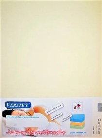 Veratex Jersey prostěradlo postýlka 70x160 cm (č. 2-smetanová) 70 x 160 cm jersey