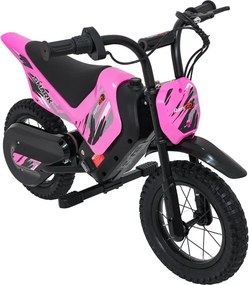 Elektrická motorka SHARK růžová