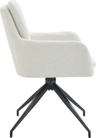 Jídelní židle Pickett látka – krémová