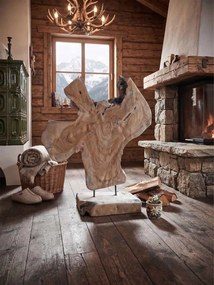 Dřevěná dekorace TEAK 56