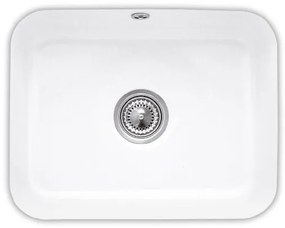 Villeroy & Boch Cisterna 60C - Keramický dřez 55x44 cm, CeramicPlus, Stone White 670601RW