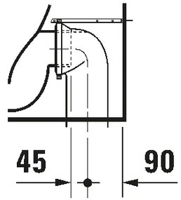 Duravit 21150900002 - Stojící WC D-CODE keramika/lesklá bílá