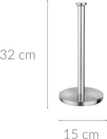 Stojan na papírové ručníky, nerezová ocel, 32 cm