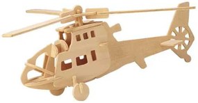 Woodcraft construction kit Woodcraft Dřevěné 3D puzzle Vrtulník
