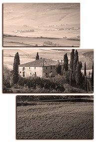 Obraz na plátně - Italská venkovská krajina - obdélník 7156QC (90x60 cm)