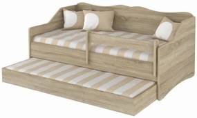 Dětská postel LULU 160 x 80 cm - Dub Sonoma Rozměry: 160x80